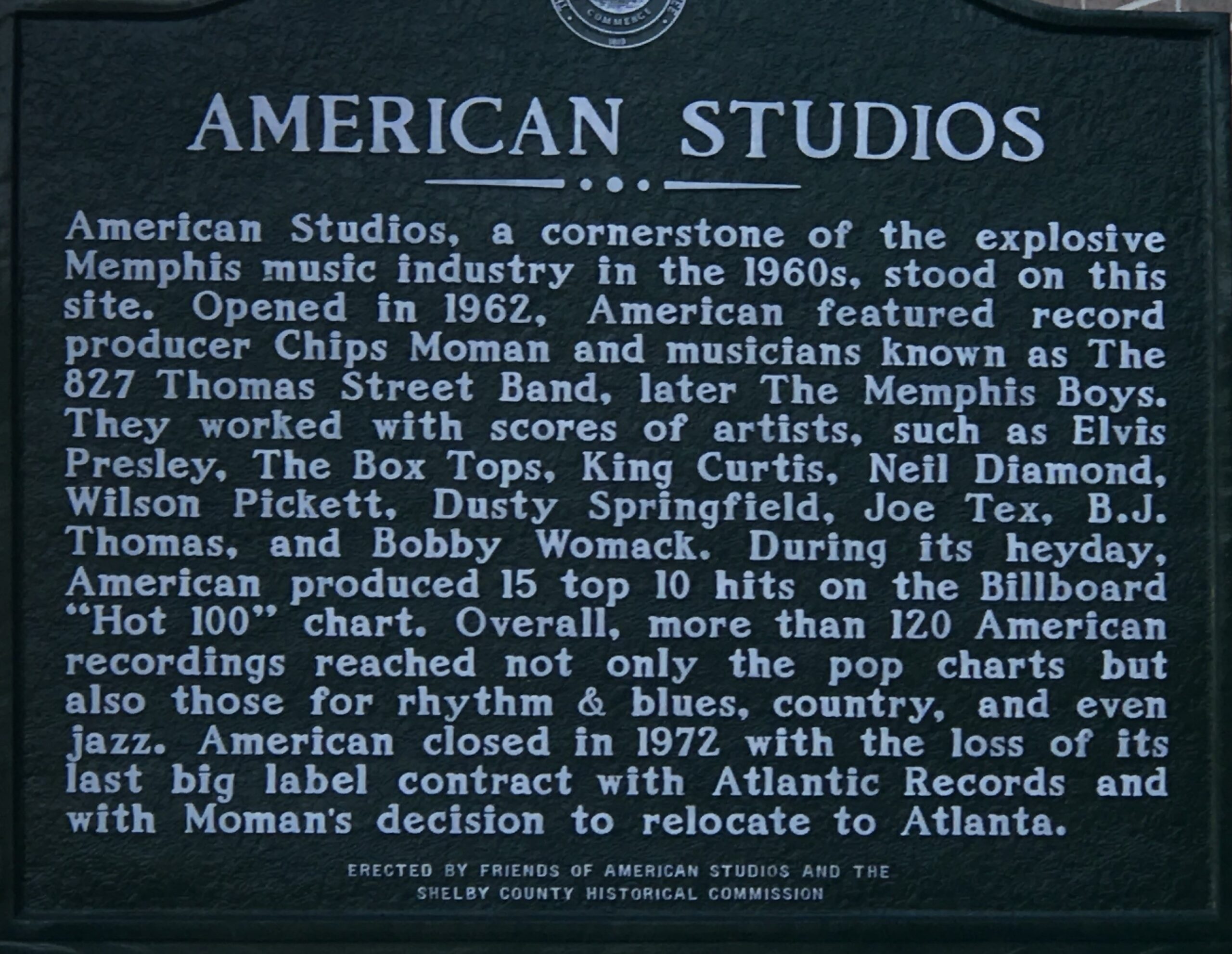 Chips Moman: American Sound Studios – Signature Sounds Online